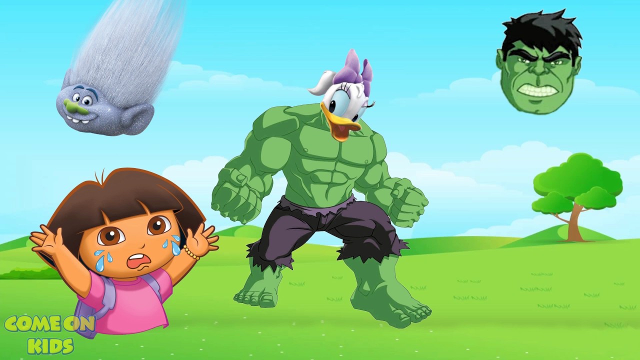 Wrong Heads Disney characters, Daisy duck, Genie, Trolls, Hulk, Finger ...