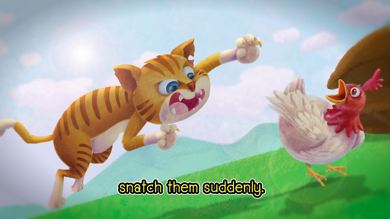 Hens and a Cat | Aesop's Fables - Bedtime Stories | MISbook - YouTube