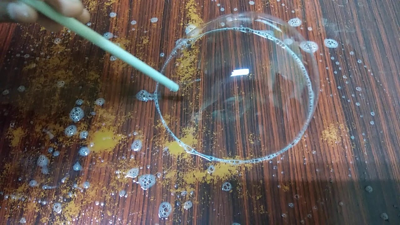 Bubble experiment for kids - YouTube