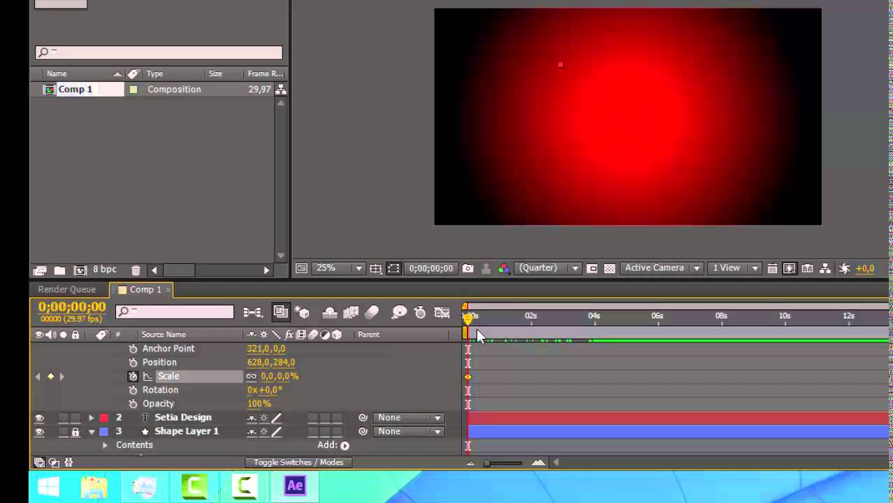 Tutorial Animasi Sederhana After Effect - YouTube