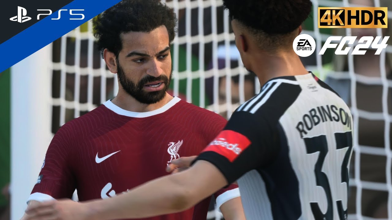 (PS5) EPL 23-24 | Fulham vs Liverpool 1-0 | Salah Red Card The Red Lose ...