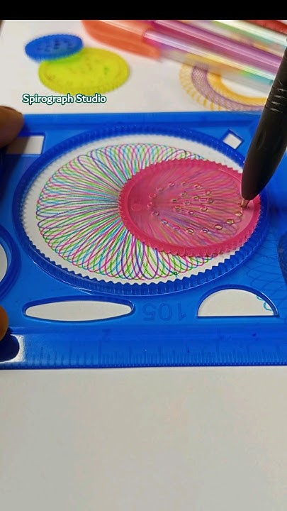 Spirograph Design with Multi Colour | Spirograph Studio - YouTube