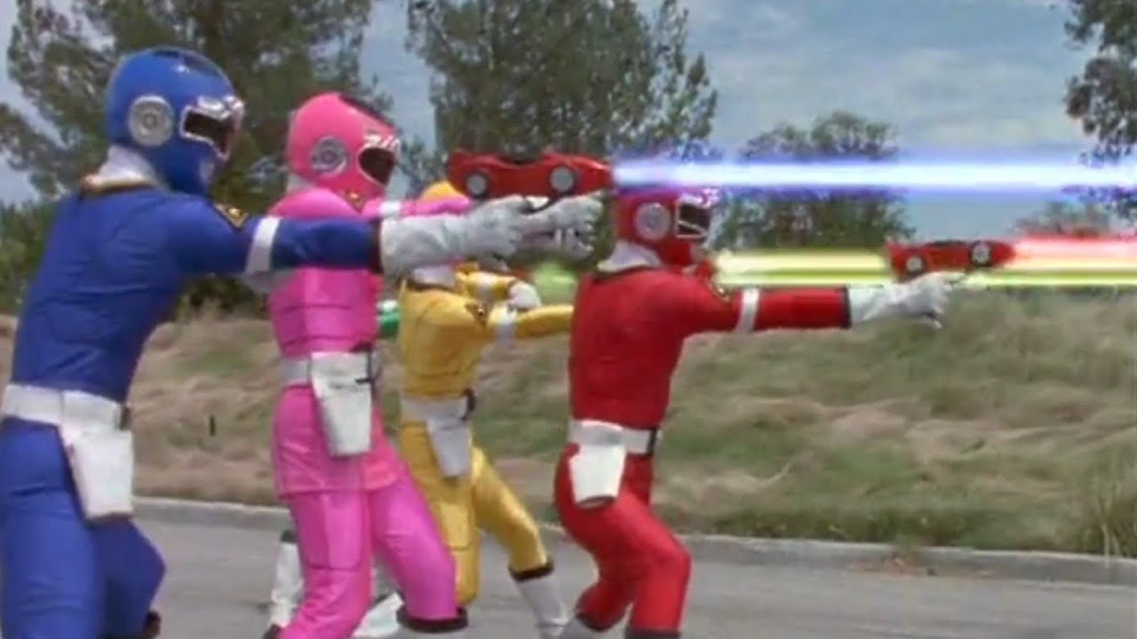 Power Rangers Turbo - The Robot Ranger - Power Rangers vs Flashhead ...