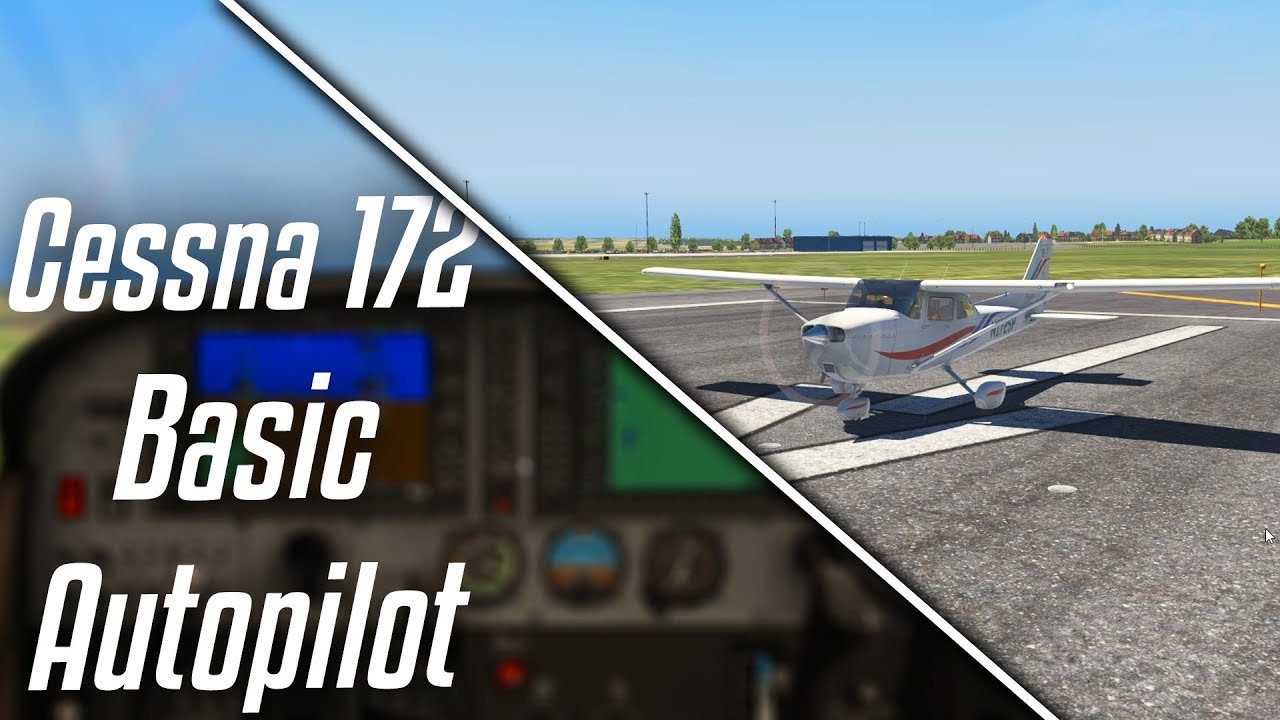 Cessna 172 basic autopilot tutorial - Drishal MAC2 - YouTube