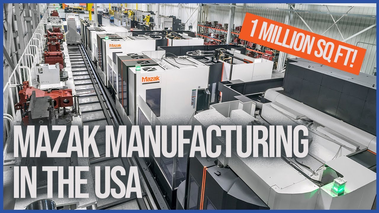 Mazak Machine Built in the USA | Kentucky Production - YouTube