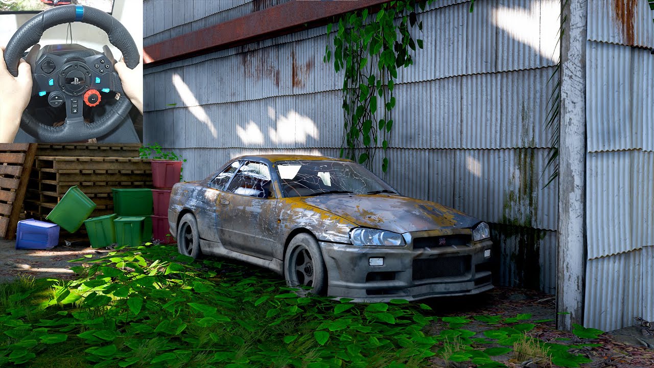 Rebuilding Nissan Skyline R34 GTR - Forza Horizon 5 | Logitech G29 ...