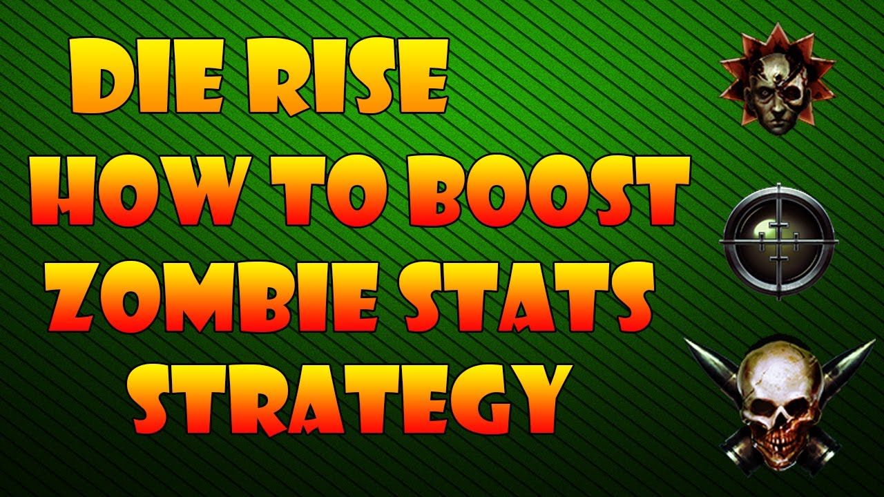 BO II Zombies! - How to Boost Your Zombie Stats ! - Train Strategy ...