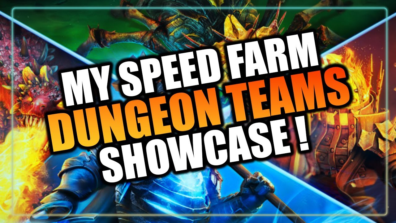 🔥 ALL OF MY STAGE 25 'SPEED FARM' DUNGEON TEAMS ! 🔥 Guide & Masteries ...