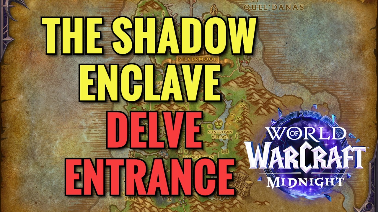 The Shadow Enclave Delve Entrance Location (WoW Midnight) - YouTube