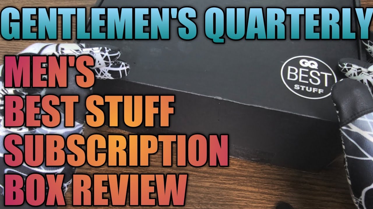 GQ BEST STUFF BOX | BEST MEN'S SUBSCRIPTION BOX REVIEW - YouTube