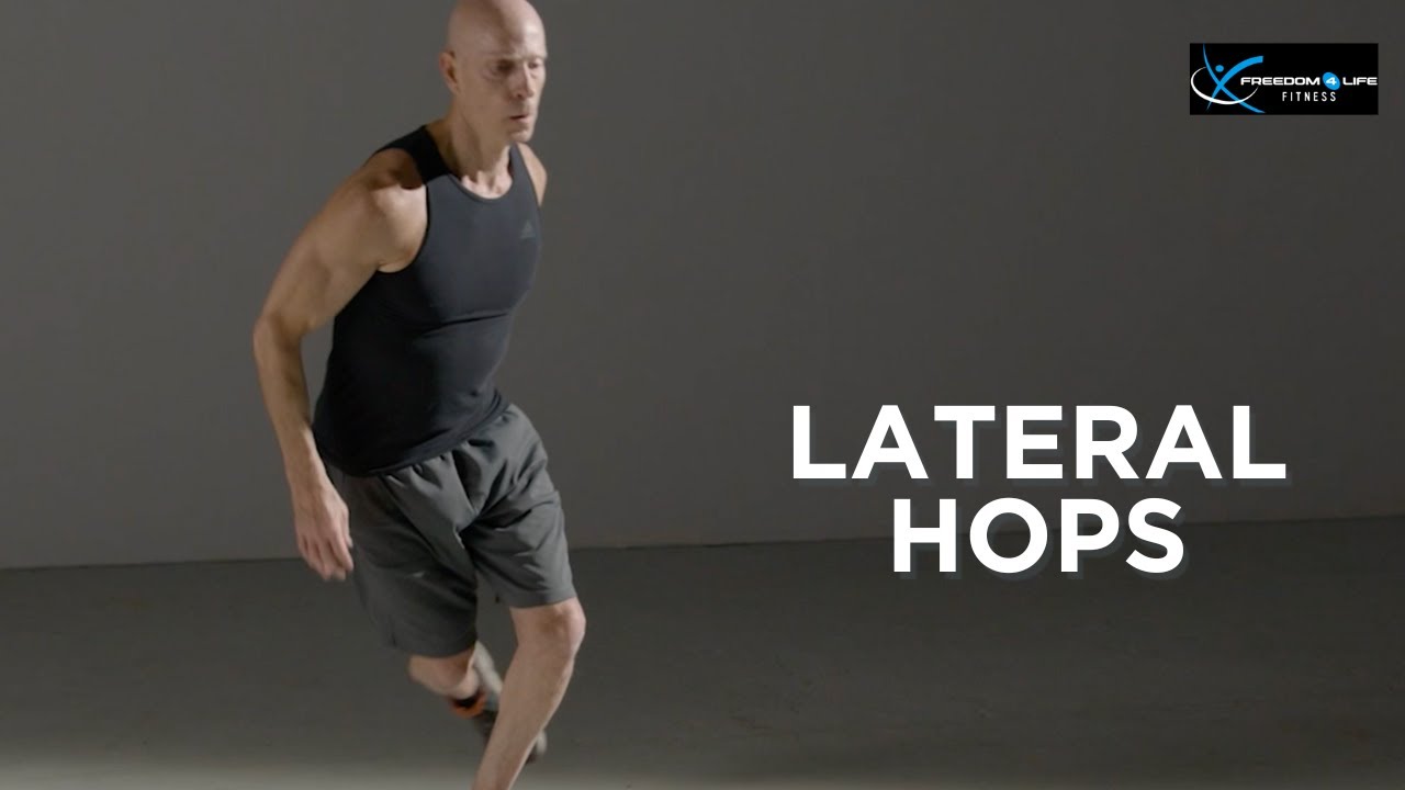 Lateral Hops - A great anti aging exercise that works on dynamic ...