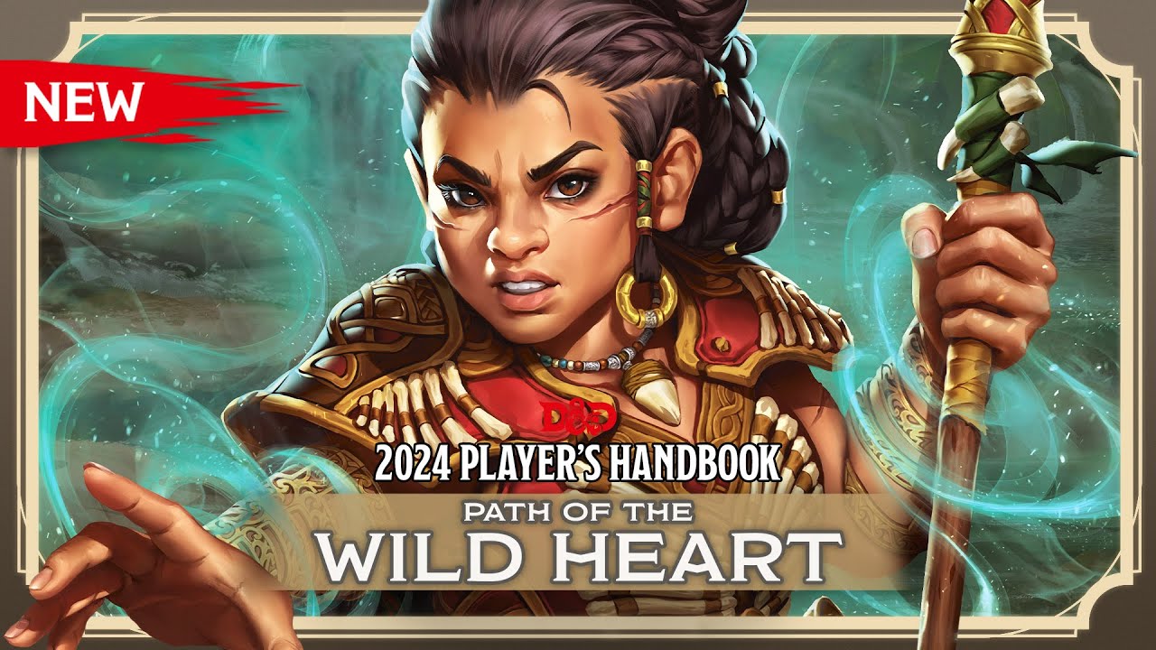 New Barbarian: Path of the Wildheart | 2024 Player's Handbook - YouTube