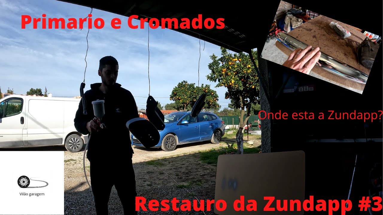 Saga do restauro da Zundapp #3 Preparação para pintura/Tratamento dos ...