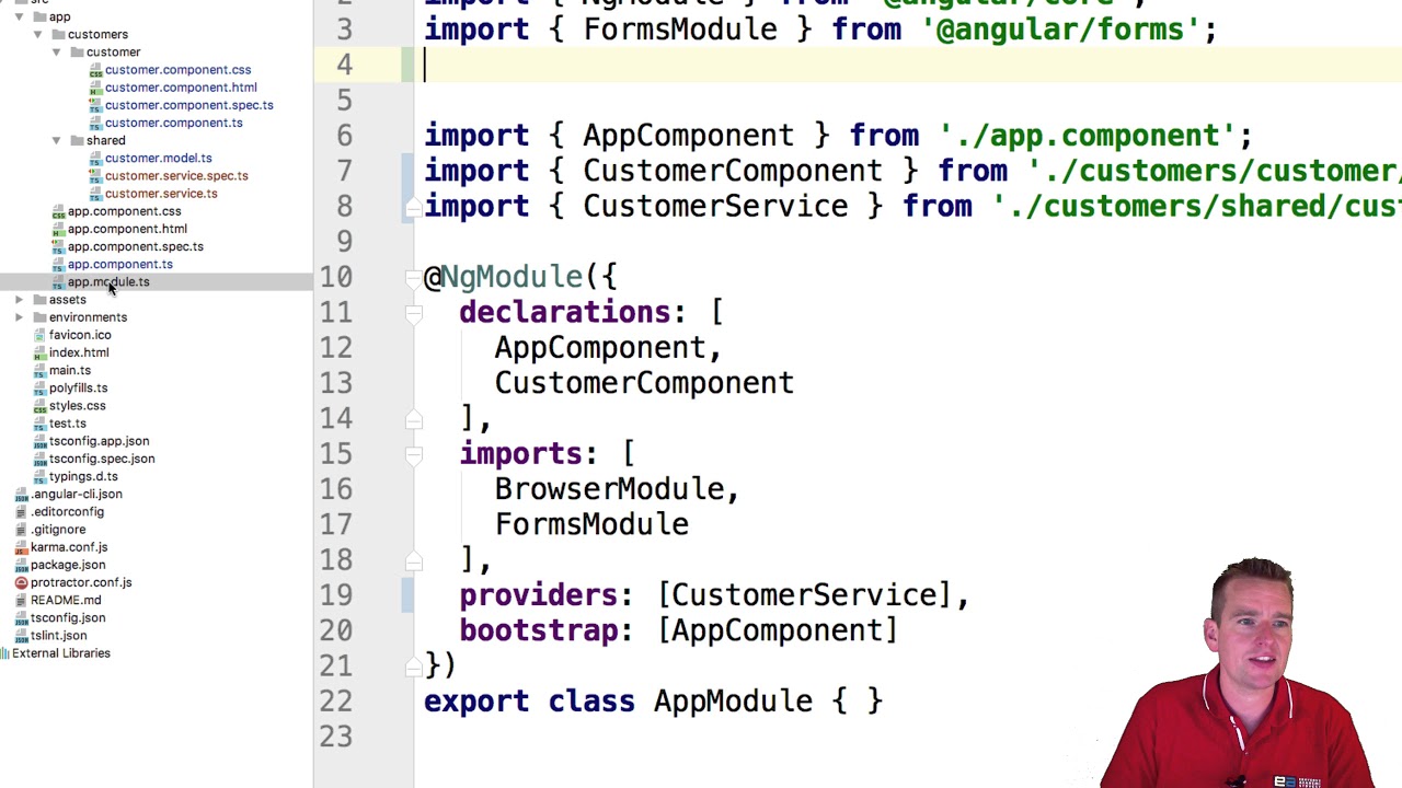 Building A Angular4 Web App S4p38 Adding The Module So We Can Do Requests In