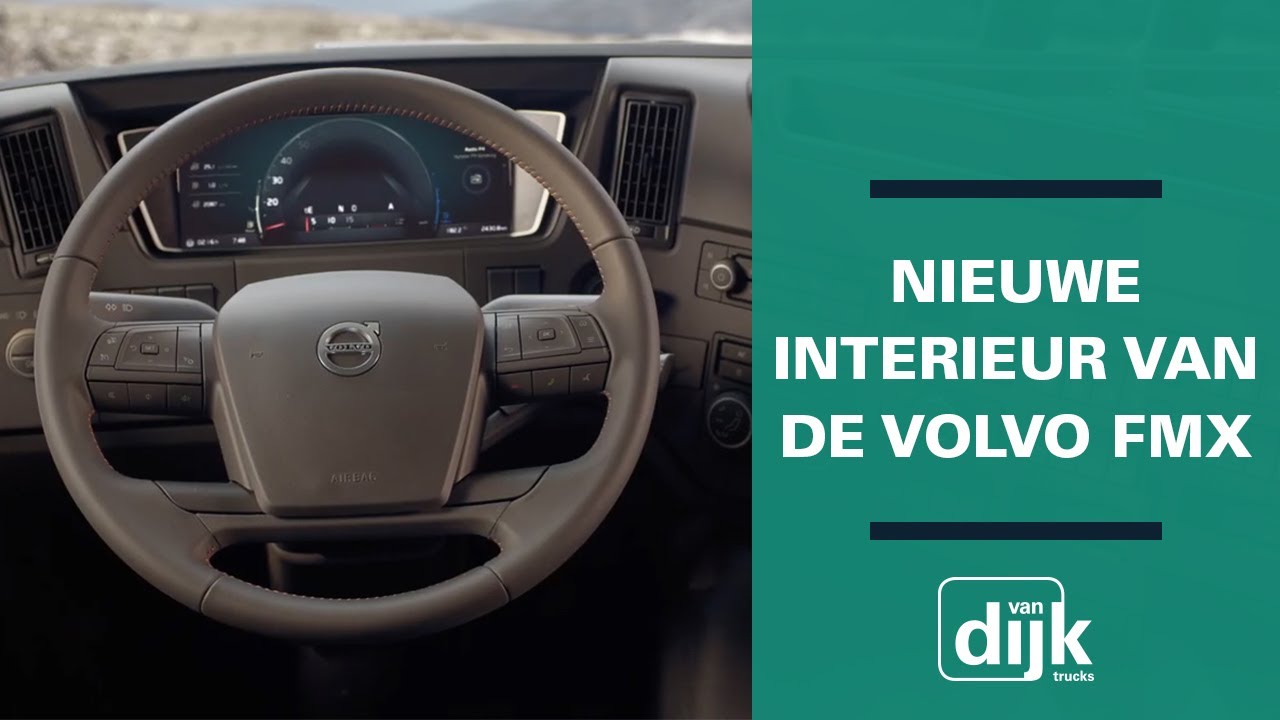 Walk around the new interior Volvo FMX | Van Dijk Trucks - YouTube