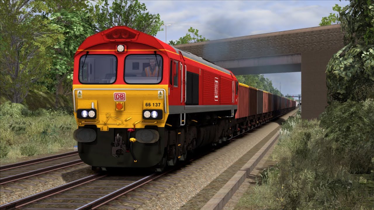 Train Simulator | AP Class 66 (EP) | 6D54 14:55 Tees N.Y. - Scunthorpe Trent T.C. - YouTube