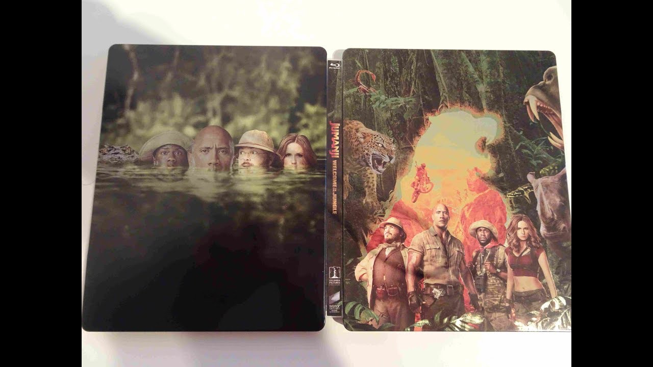 Jumanji - Welcome to the Jungle Limited Steelbook Unboxing - YouTube