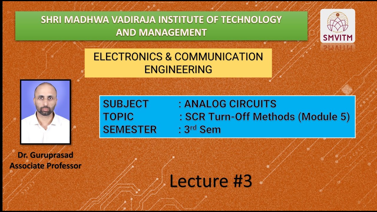 Analog Circuits: SCR Turn-off Methods (Module 5) #SCR #analogcircuits ...