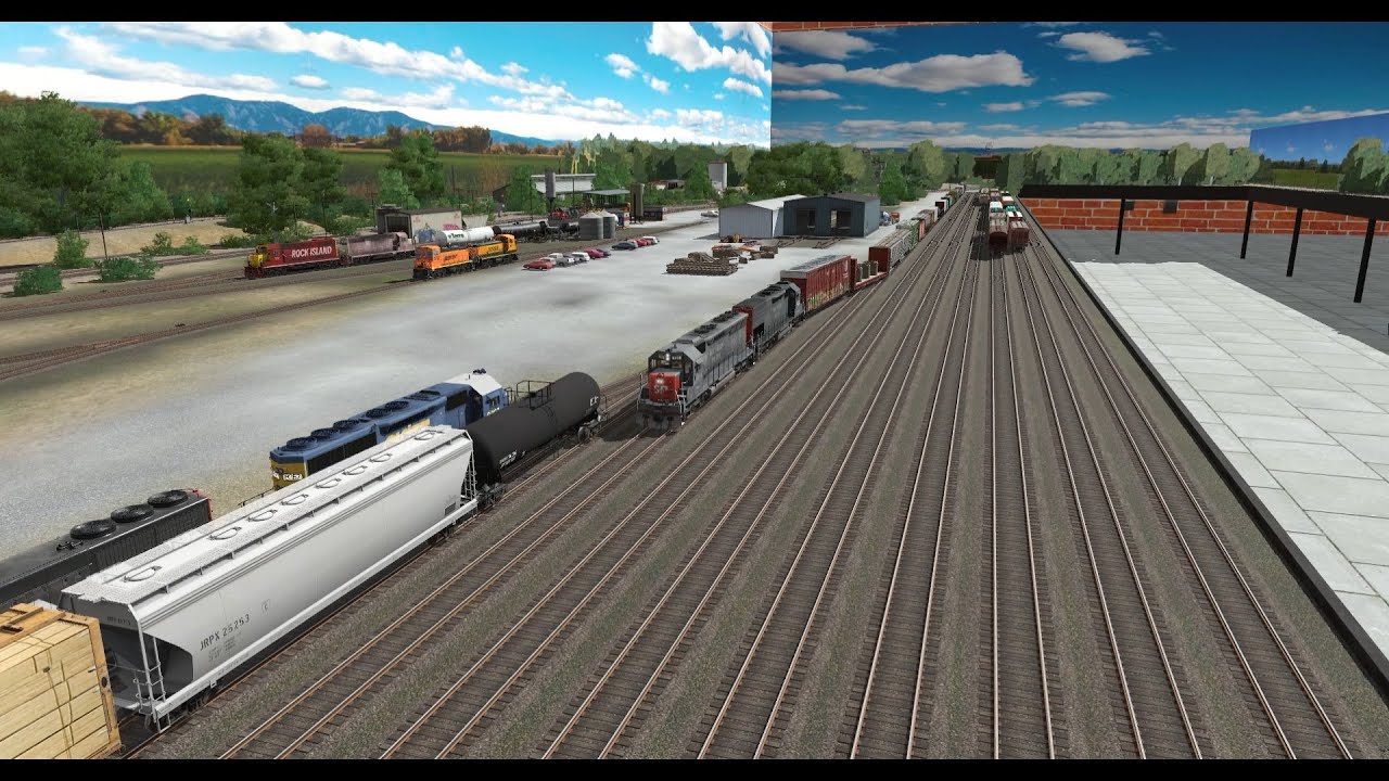 Trainz 2019, NTB Operations, East/West Manifest Trains Part 2 - YouTube