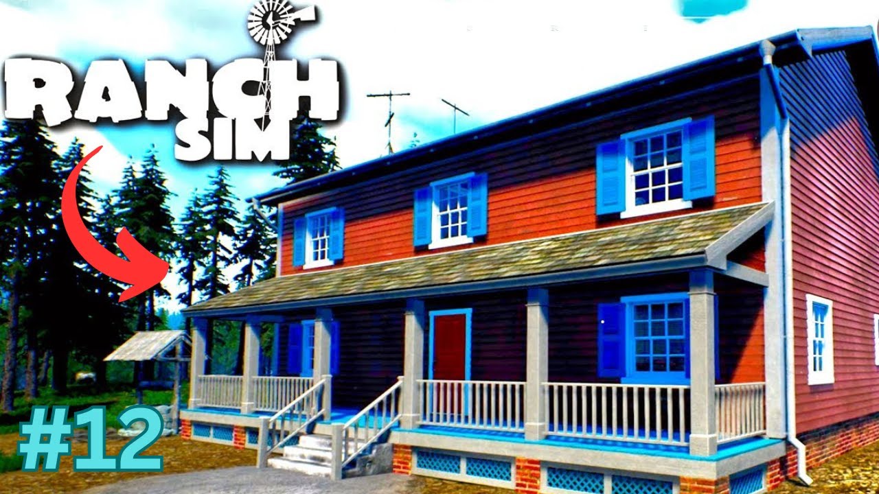 Building My New Biggest House : Ranch Simulator : Part 12 - YouTube