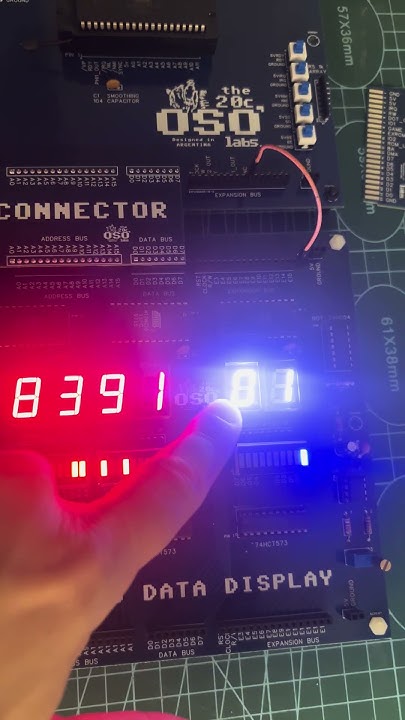 Using a led to see when an opcode is coming down the 6502 data bus - YouTube