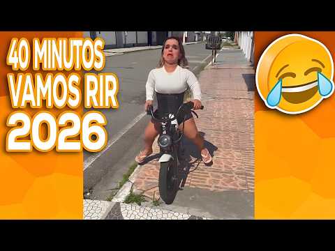 40 MINUTOS TENTE NÃO RIR 🤣 OS VÍDEOS ENGRAÇADOS de MEMES 2026 [VALE A PENA RIR DE NOVO] #4