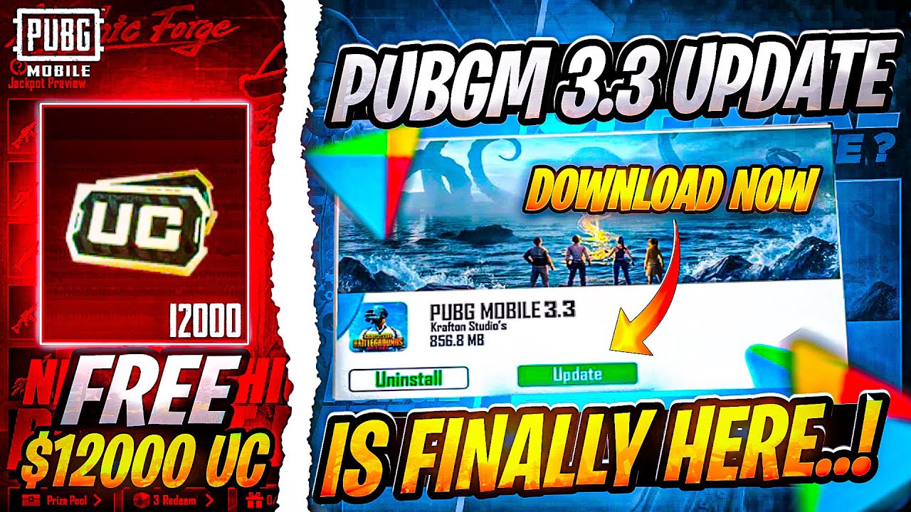 PUBG 3.3 update is here | All new features | whale & extra recall cards ...