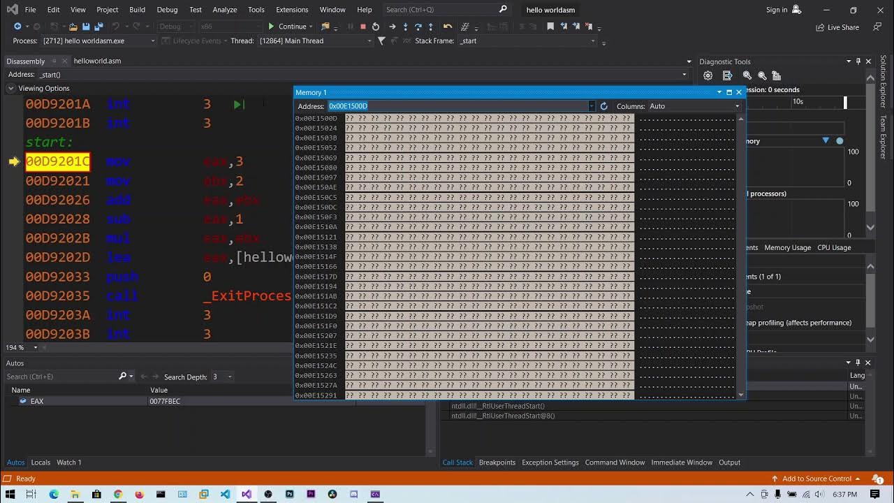 Masm32 Tutorial - 05 Assembler Directives - YouTube
