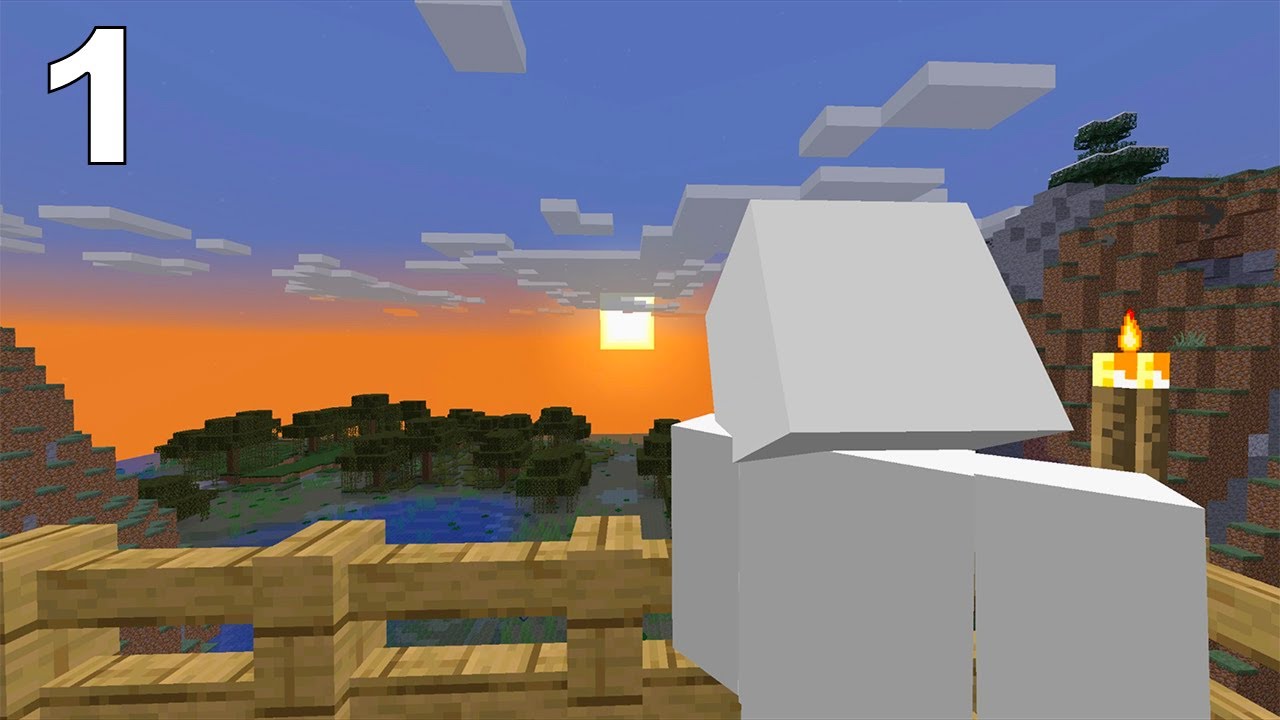 Minecraft Lets Play: "World" Episode 1 - YouTube