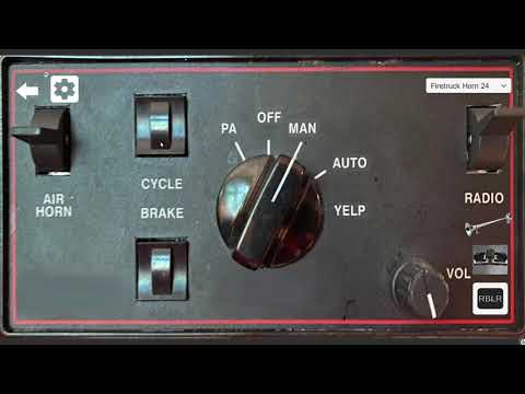 Testing out EmergeNYC Sirens App EQ2B Siren with Grover Horns