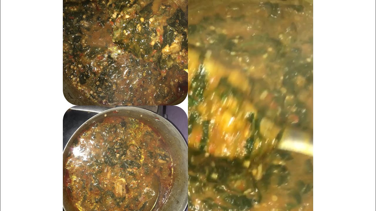 How To Cook Draw(Ogbono) Soup || Welcome Back To The Local Kitchen ...
