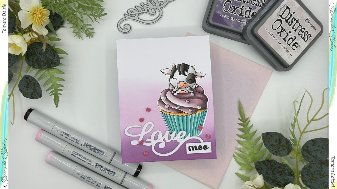 Create a Moovelous Valentines Day Card with Streamside Studios - YouTube