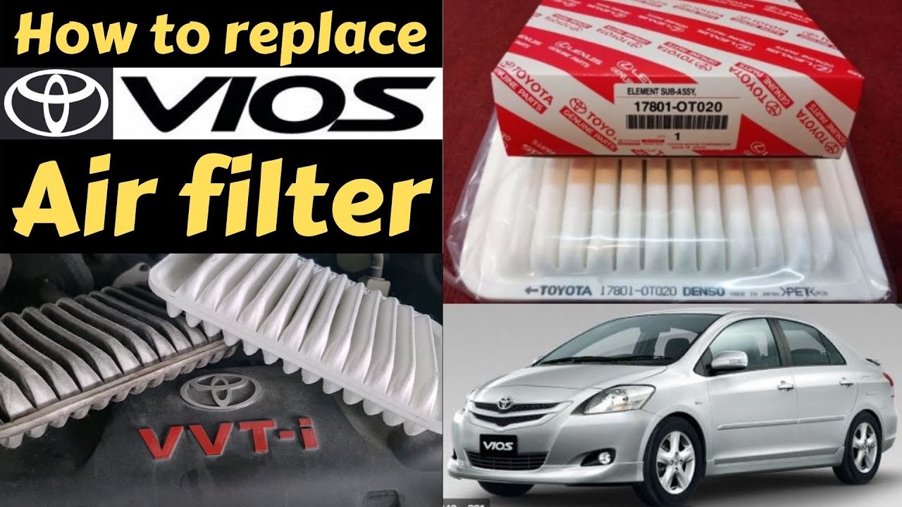 DIY | Replace Toyota Vios/Belta NCP93 1NZ-FE Air Filter | 更換引擎空氣濾芯 ...