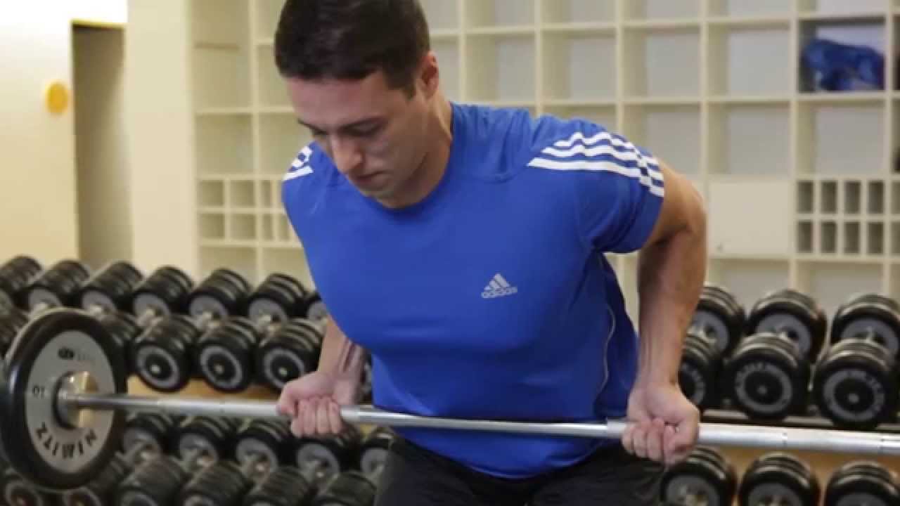 Remada Curvada c/ Pegada Invertida - Exercício para Costas - YouTube