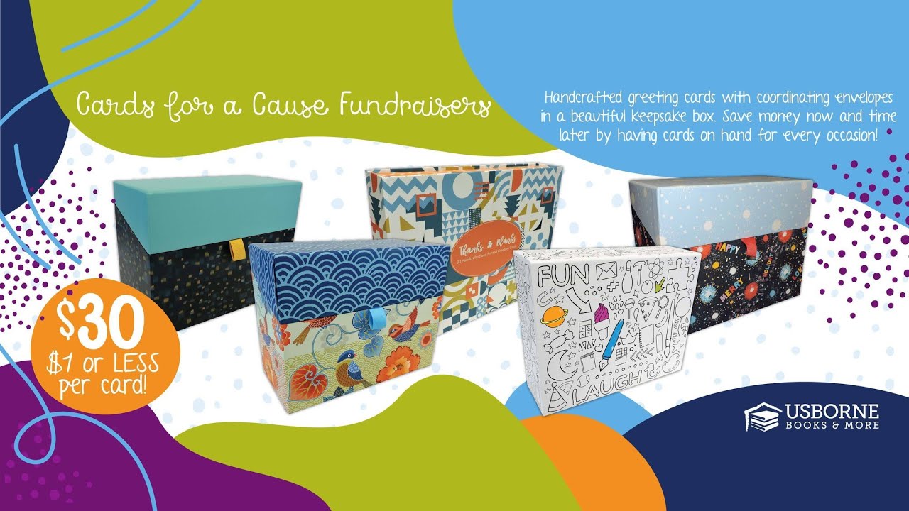 Cards for a Cause 2020 with Usborne Books & More - YouTube