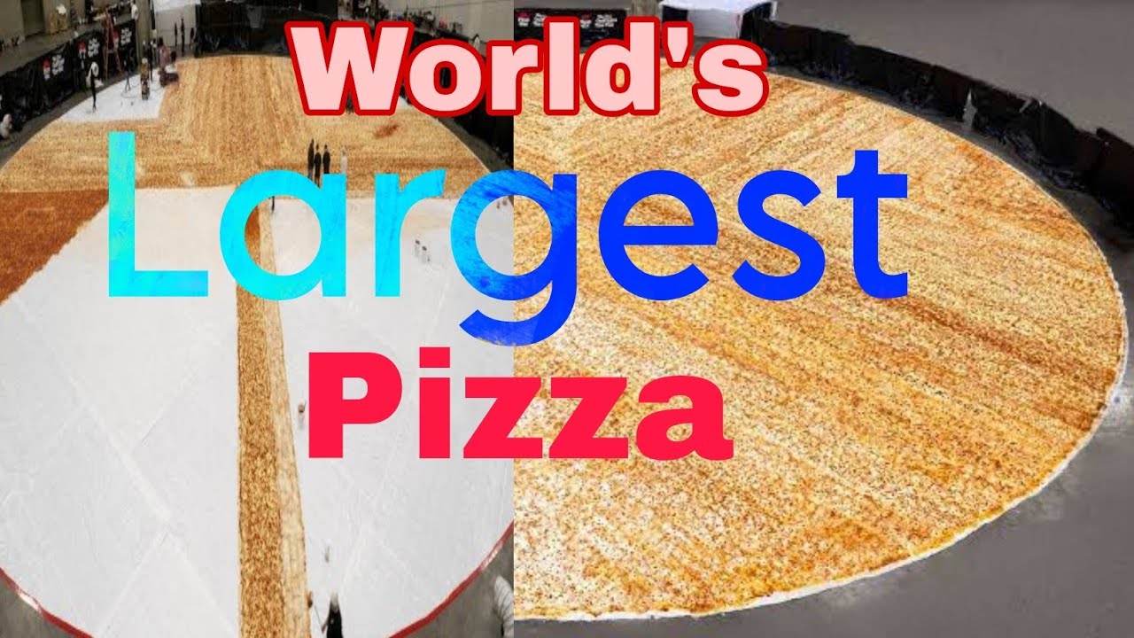 World's Largest Pizza 🍕|Guinness World Records |@airrack - YouTube