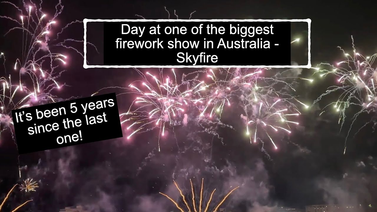 One of the biggest firework in Australia - Day at Skyfire - YouTube