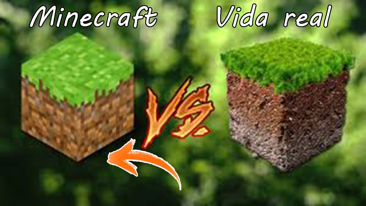 MINECRAFT vs VIDA REAL !!! - YouTube