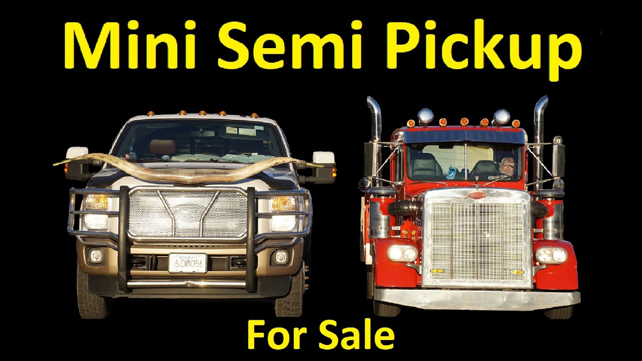Miniature Semi Truck ~ Peterbilt Pickup Lil Trucks Baby Pete Diesel ...