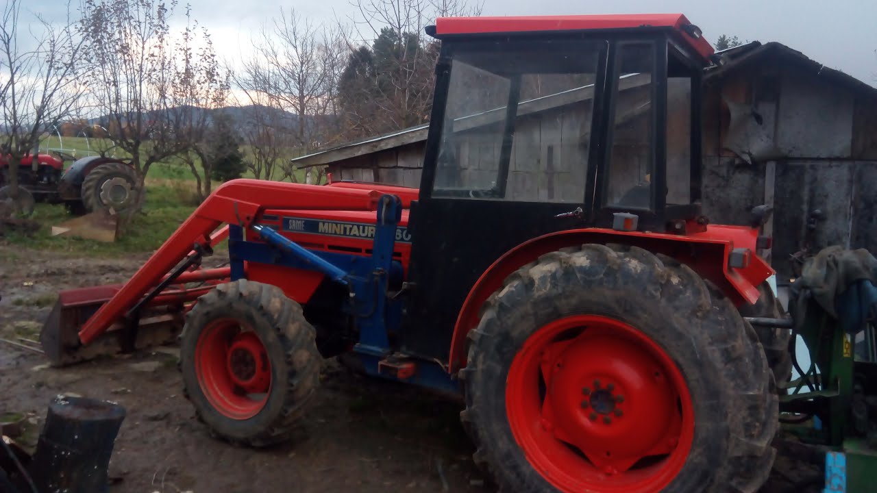 Prezentacja Trattore Same Minitaurus 60 frutteto dt 4X4 2020 Odpalanie ...