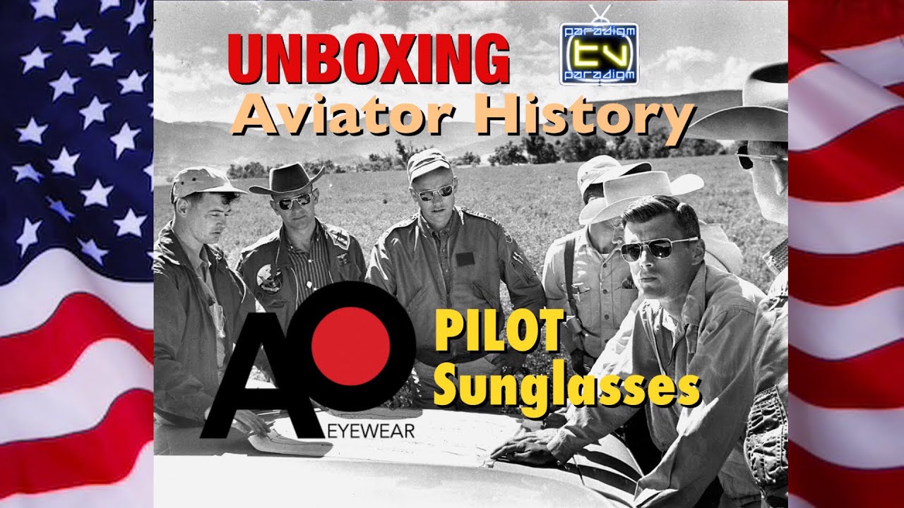 Unboxing Aviator Sunglasses from AO and PilotShop - YouTube