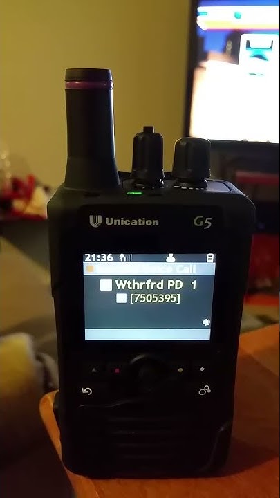 Unication G5 Pager - YouTube