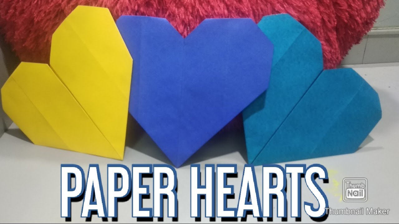 How to do paper Hearts | DD Diys | - YouTube