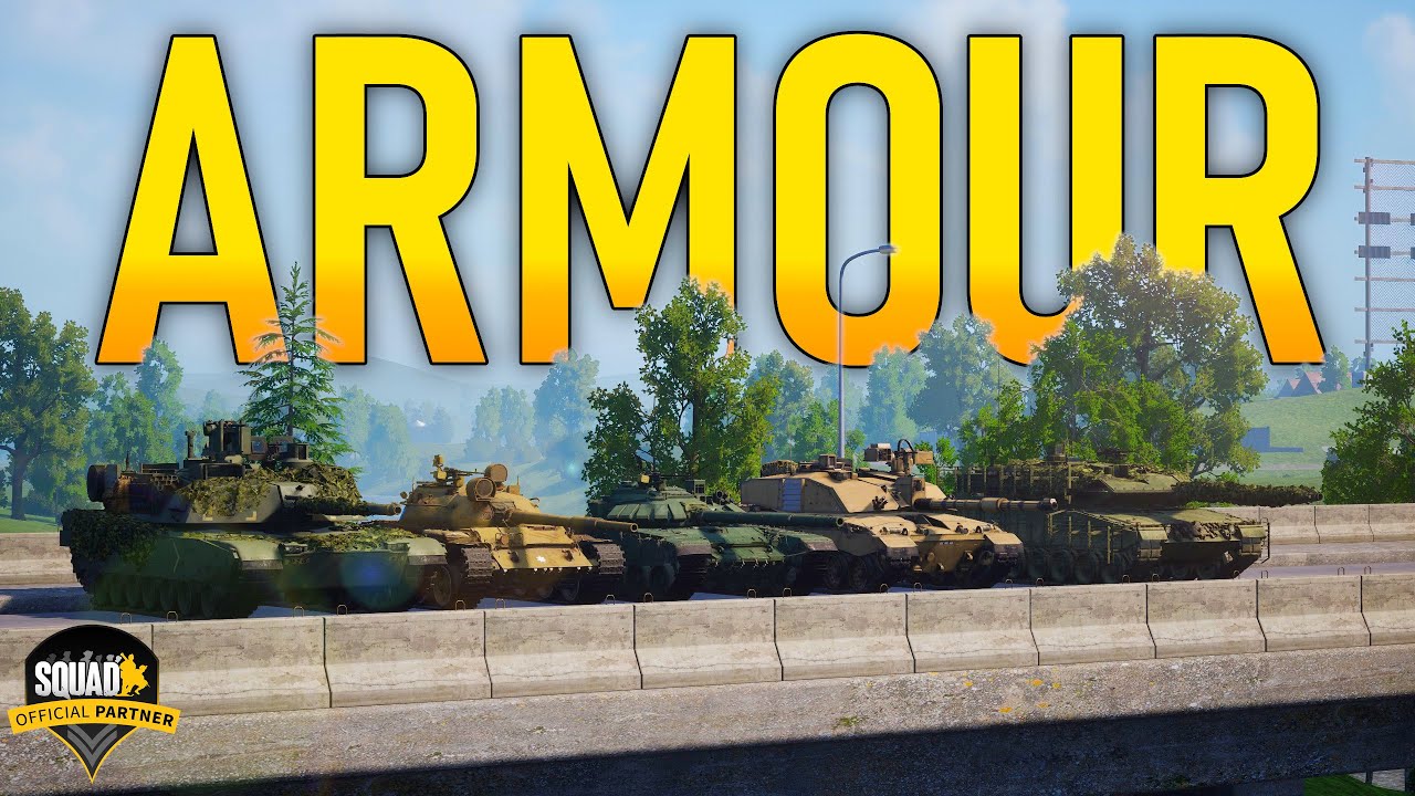 Squad | Armour Compilation - Tanks, IFV's, APCs & More in 1440p - YouTube