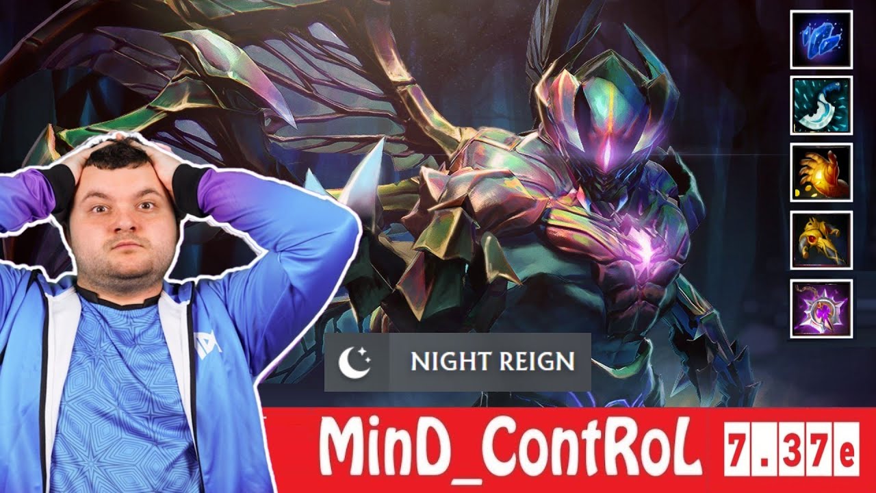[DOTA 2] MinD_ContRoL the NIGHT STALKER [OFFLANE] [7.37e] - YouTube