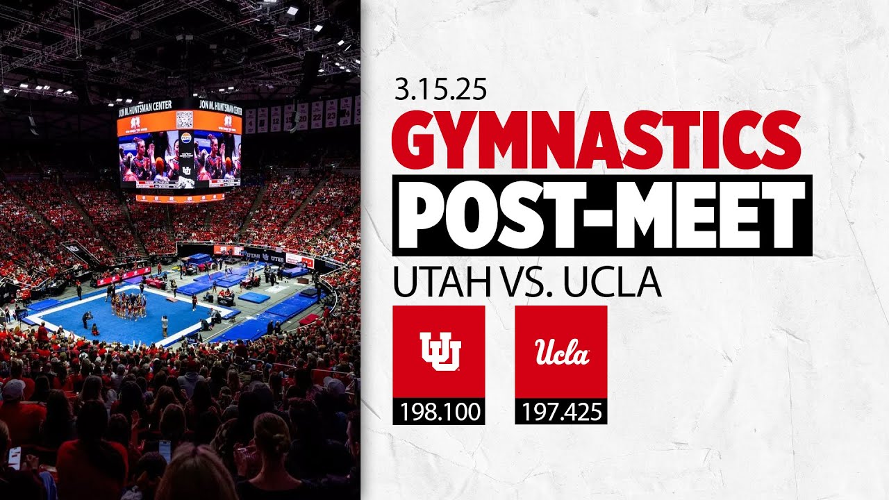Utah Gymnastics Post-Meet Press Conference | Utah: 198.100 - UCLA: 197. ...