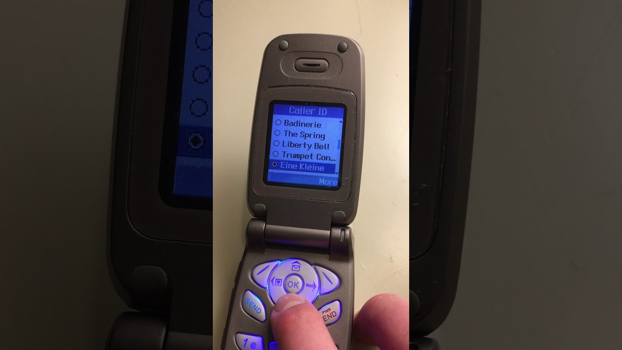 Old LG VX4400 Cell Phone 2002 - YouTube