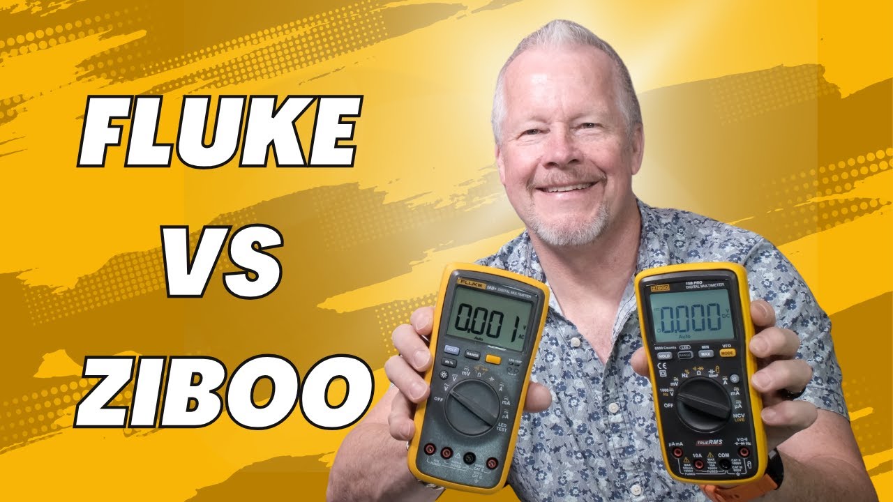 Fluke 18B+ vs Ziboo 15B PRO multimeter review and tear down # ...