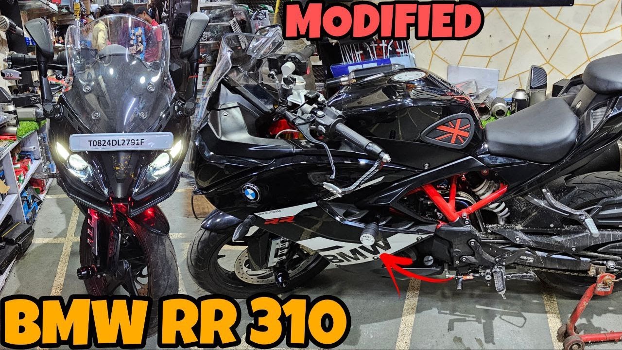 BMW RR 310 Meerut se aaye | Needful Modification | Fog Lamp | Radiator ...