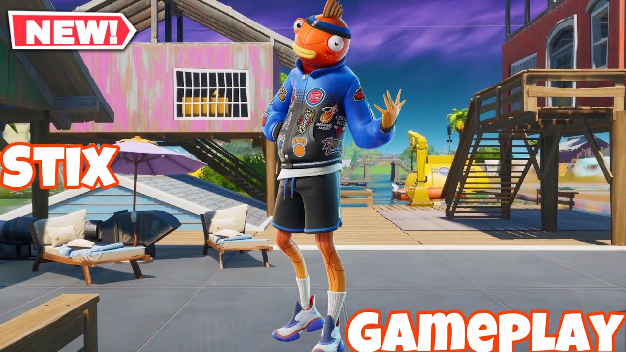 Fortnite Stix Skin Gameplay (Full Showcase) - YouTube